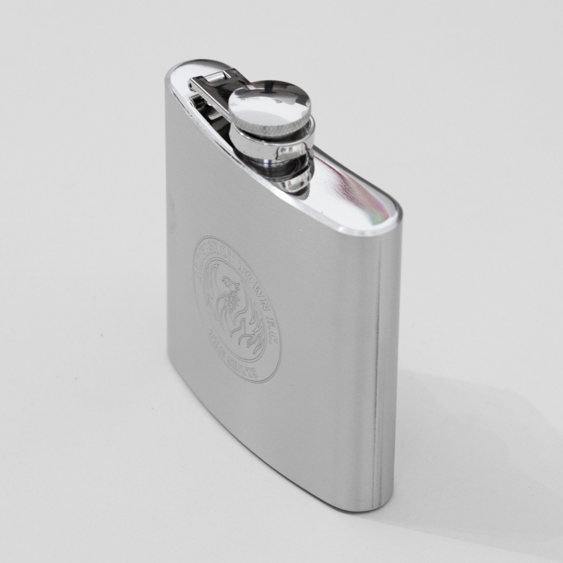 STAINLESS STEEL HIP FLASK | The Shots Shop | Aldershot Town FC